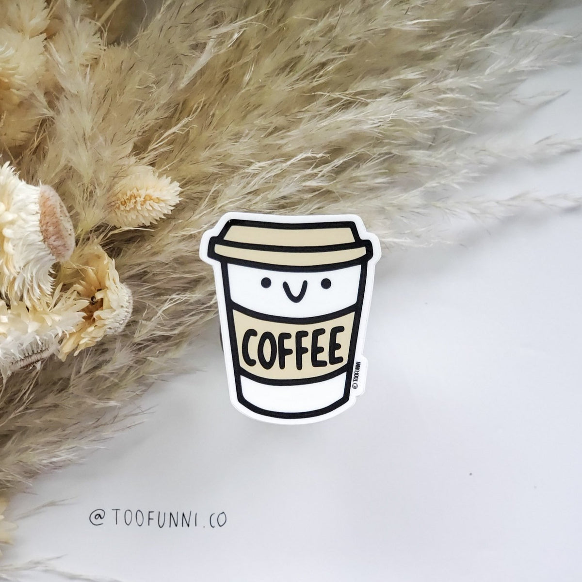 COFFEE - Vinyl Sticker – TOOFUNNI